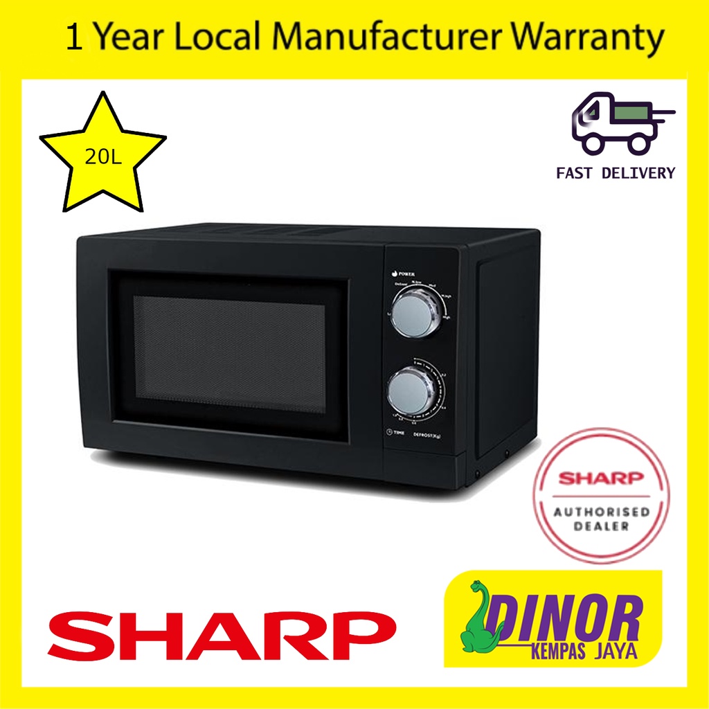 Sharp 20L Microwave Oven R219EK | Shopee Malaysia