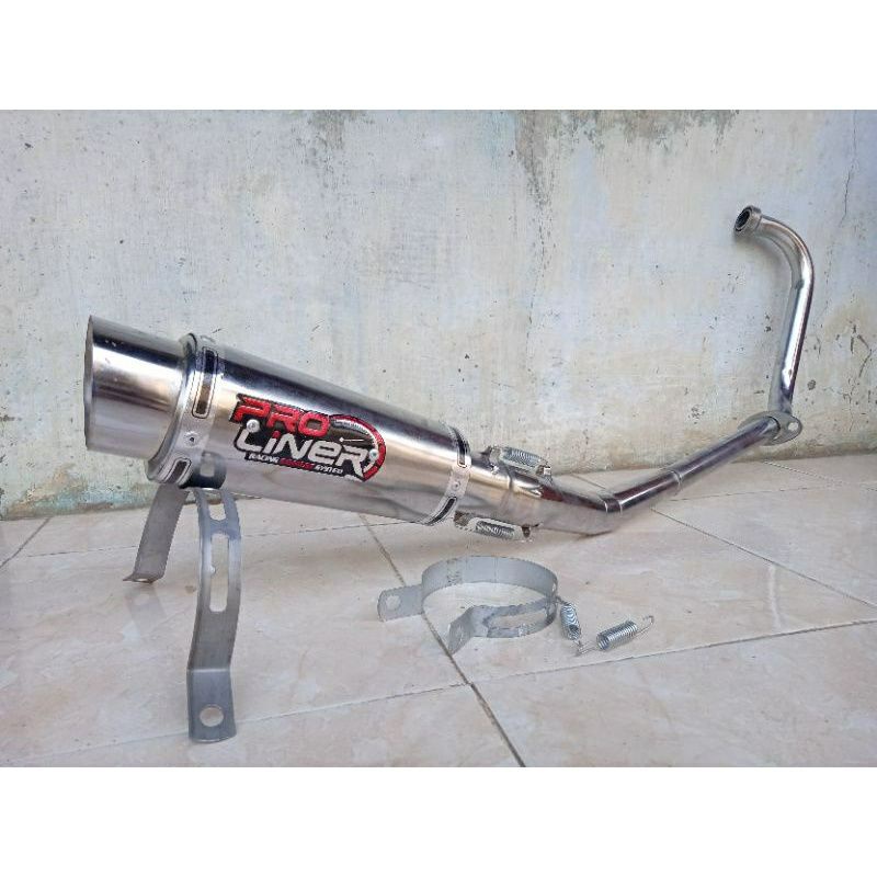 Pro liner motorbike exhaust vixion old, vixion new, megapro, megapro ...