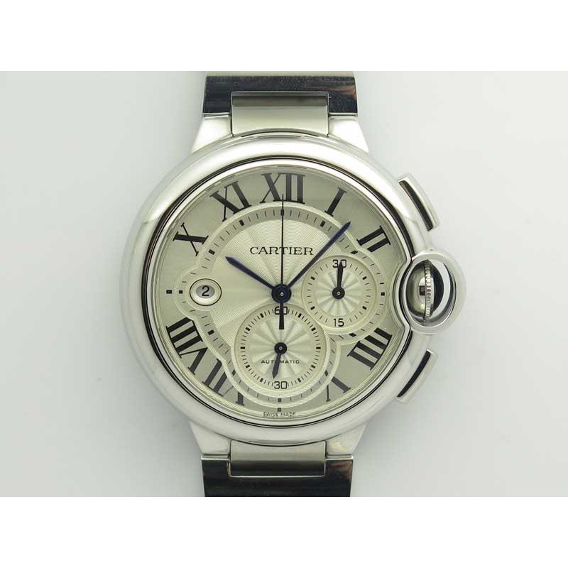 DL BALLON BLEU DE C A R T I E R CHRONO 47MM SS ZF 1T01 BEST EDITION ...