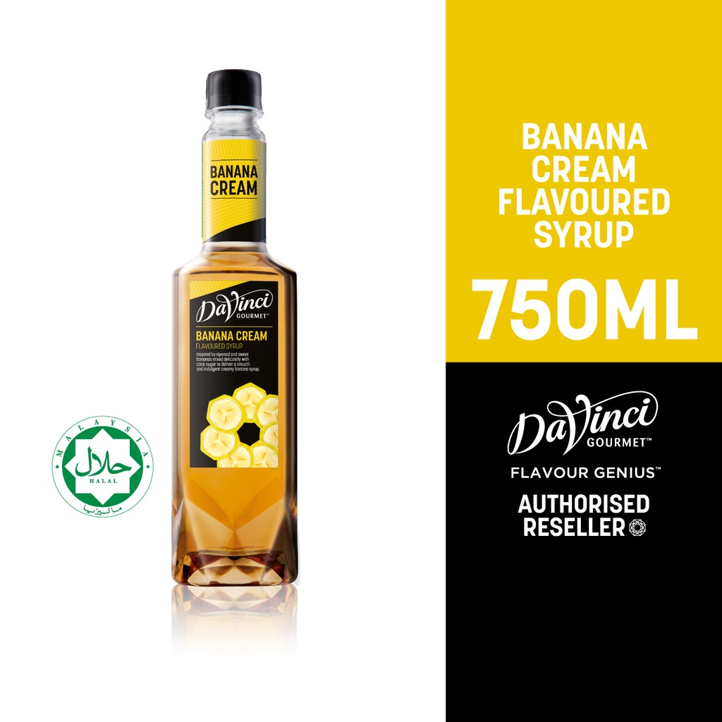 DaVinci Gourmet Banana Cream Flavoured Syrup (750ml) | Shopee Malaysia