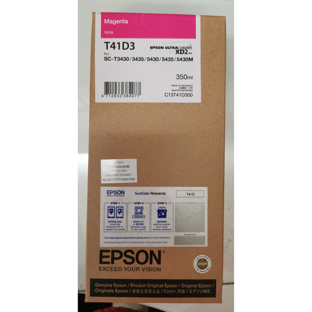 Raedy Stock -Epson SureColor T-3430 / T3435/ T5430 / T5435 /T5430M Ink ...