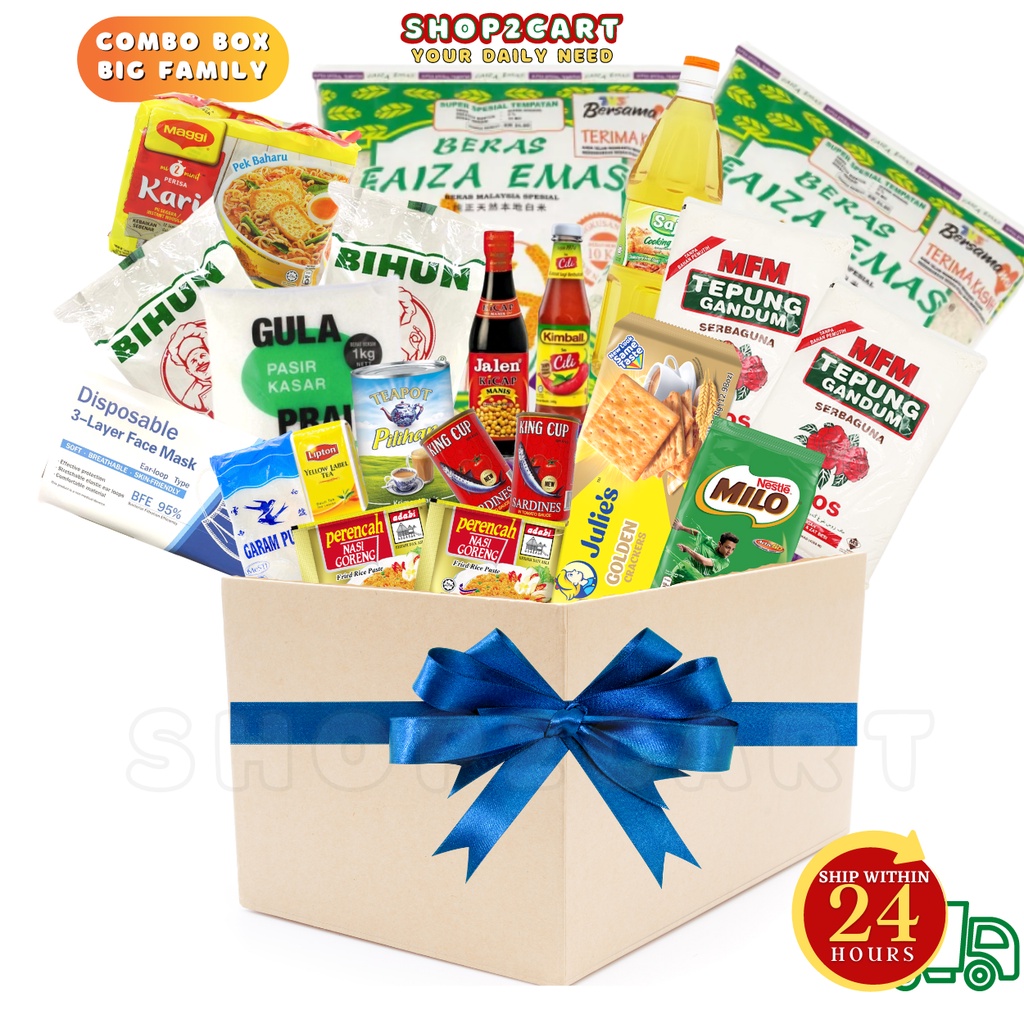 Combo Box Big Family Set Kelengkapan Dapur Gift Set Sumbangan Bakul ...