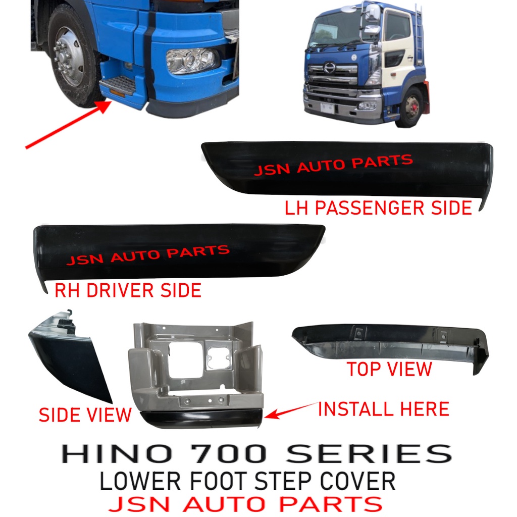 J119S08 LOWER FOOT STEP COVER HINO 700 SERIES | Shopee Malaysia