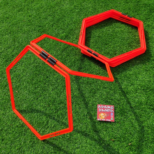 Ladder Hexagon Agility Exercise Rings Football Basketball Training Loop ...