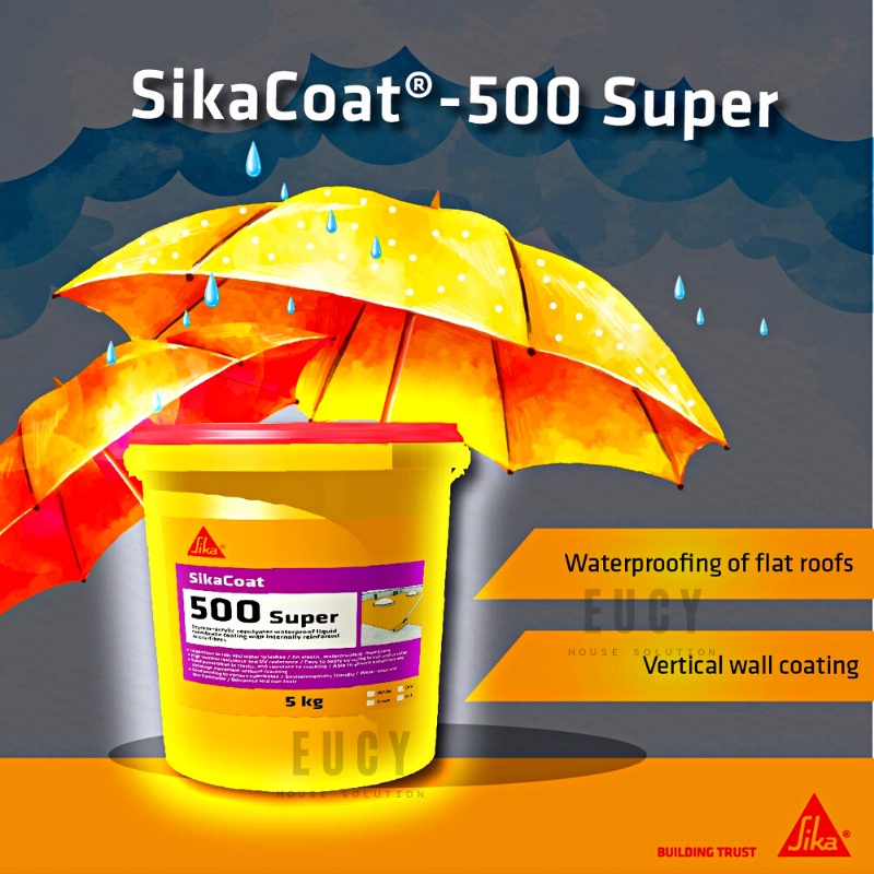 SIKACOAT 500 SUPER (20kg) Waterproofing Paint/Concrete Hairline Crack ...