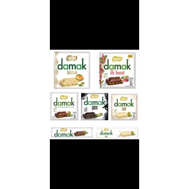 Damak nestle - Turkish damak chocolate - white dark milk choco | Shopee ...