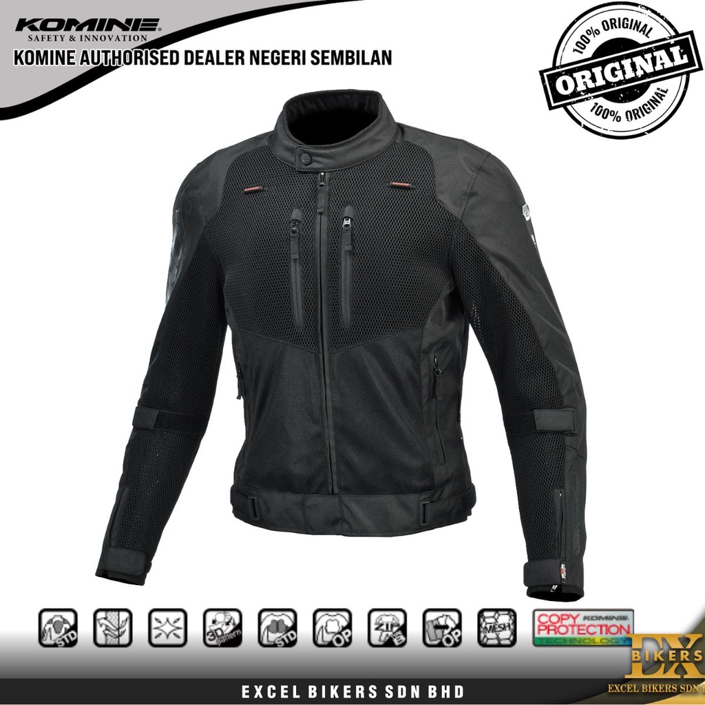KOMINE JACKET JK-156 PROTECT 3D AIR STREAM/ RIDING JACKET /MOTORCYCLE JACKET/HIGH REFLECTIVE ...