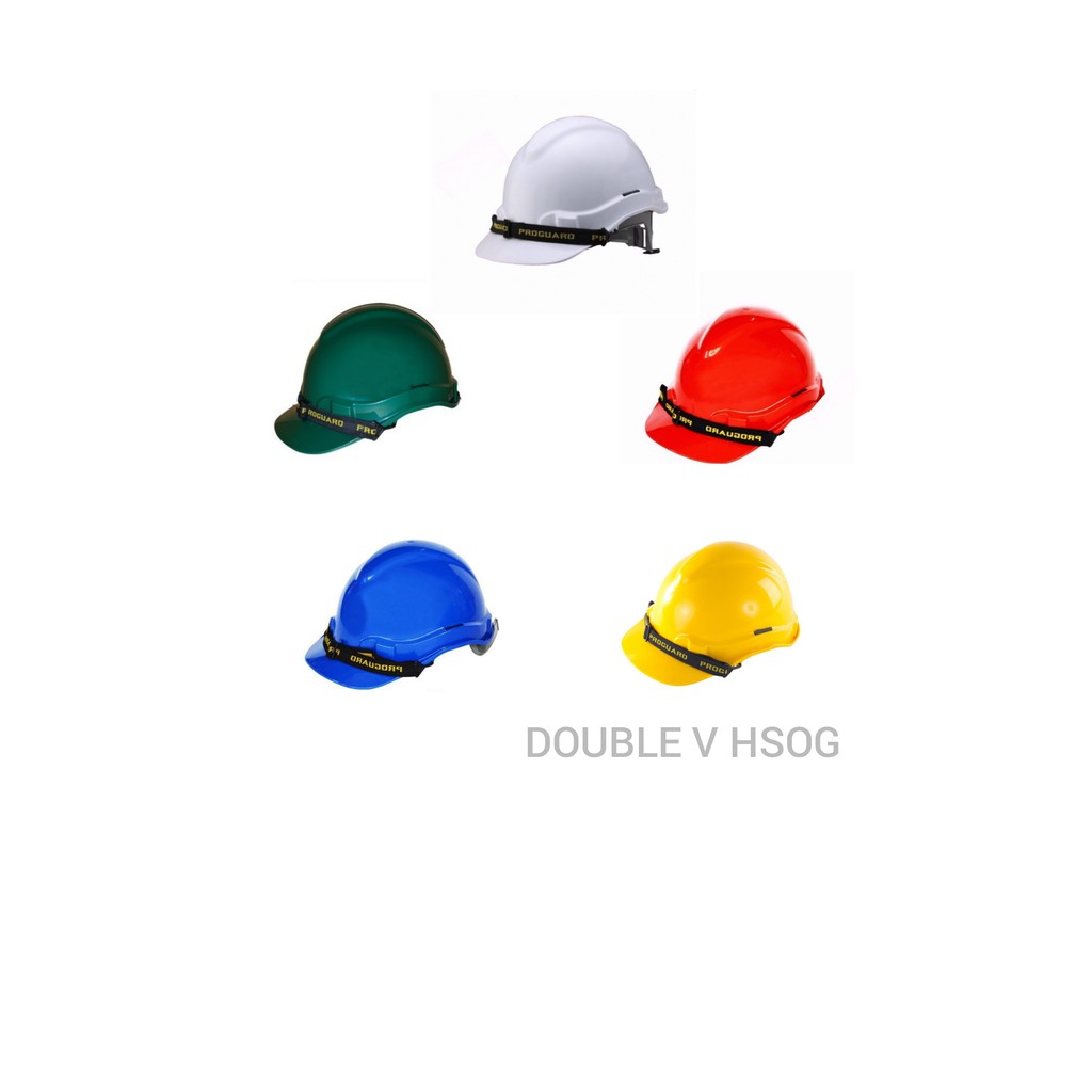 PROGUARD SAFETY HELMET / INDUSTRIAL SAFETY HELMET (WHITE/RED/YELLOW ...