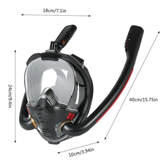 DFO Scubapro Snorkeling Mask Set Anti Fog Glasses Swimming Goggles ...