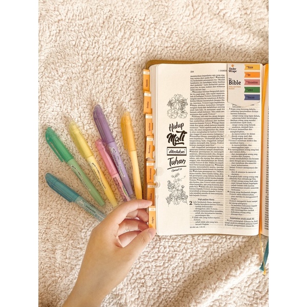 72pcs BIBLE TABS STICKER (Book Name Limiter STICKER) | Shopee Malaysia