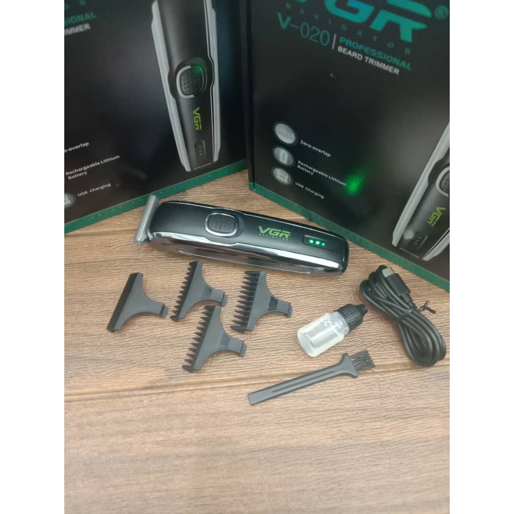 Vgr V-020 Wireless Rechargeable Shaver Hair Trimmer Beard Car Trimer ...