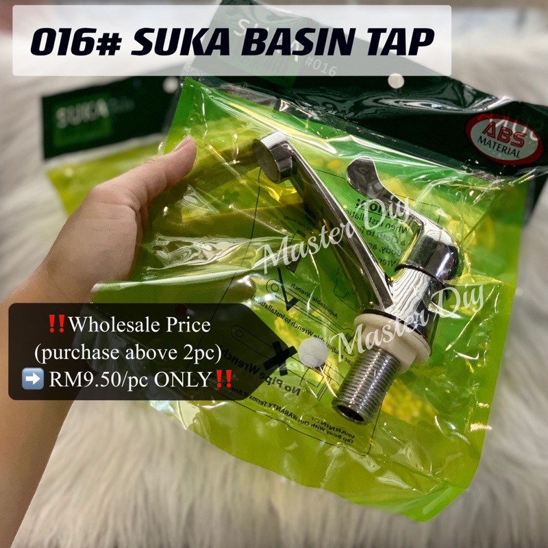 ‼️READY STOCK ‼️SUKA ABS WASH BASIN TAP / KEPALA PAIP ABS SINKI CUCI ...