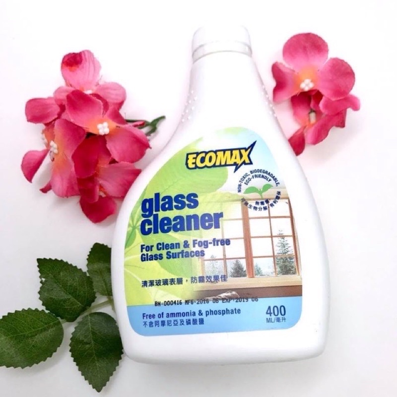 Ecomax Glass Cleaner/Window Cleaner/Mirror Cleaner 400ml 玻璃/窗口/镜子清洁剂 ...