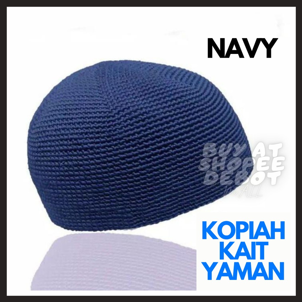 KOPIAH KAIT Extra Tebal DEWASA BENANG TURKI SONGKOK KETAYAP peci serban ...