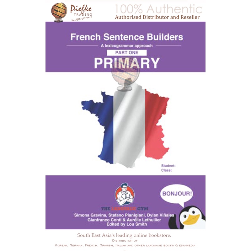 PRIMARY FRENCH SENTENCE BUILDER : Part one, Part one -AnswerBook ...
