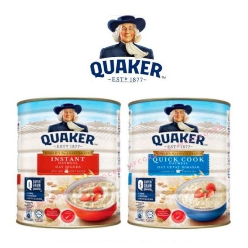 Quaker Oat 400g / 800g (Instant / Quick Cook) | Shopee Malaysia