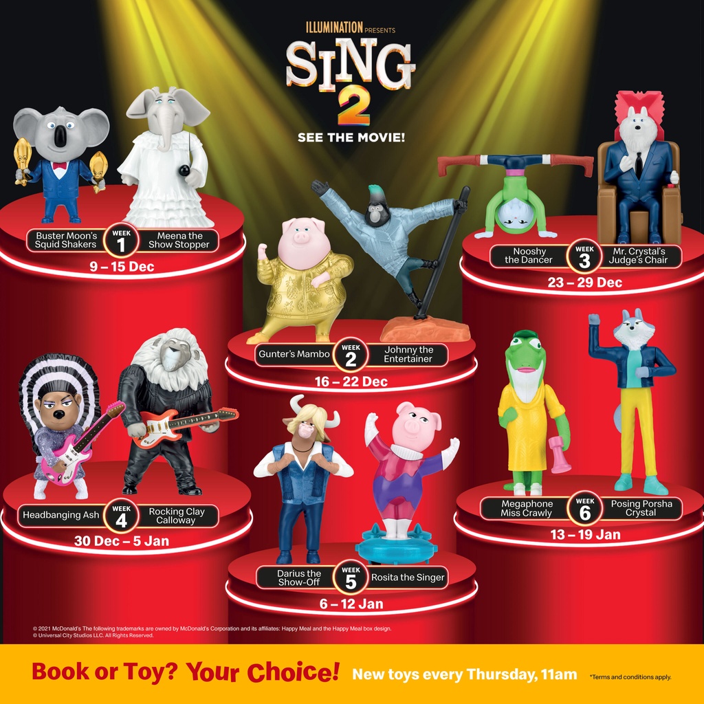 (Complete Set) Children's Toys Happy Meal Meal Meals McD McDonald ...