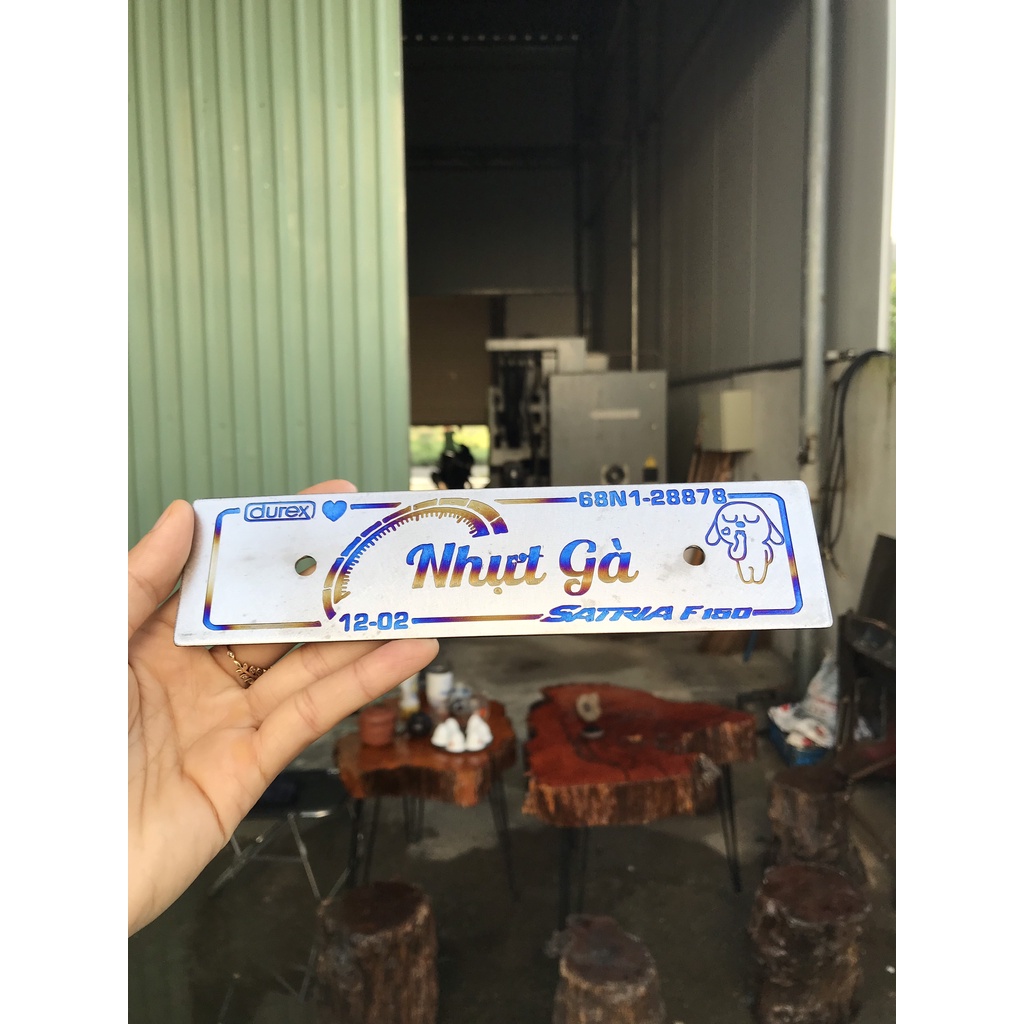 Titanium Name Plate On Request | Shopee Malaysia