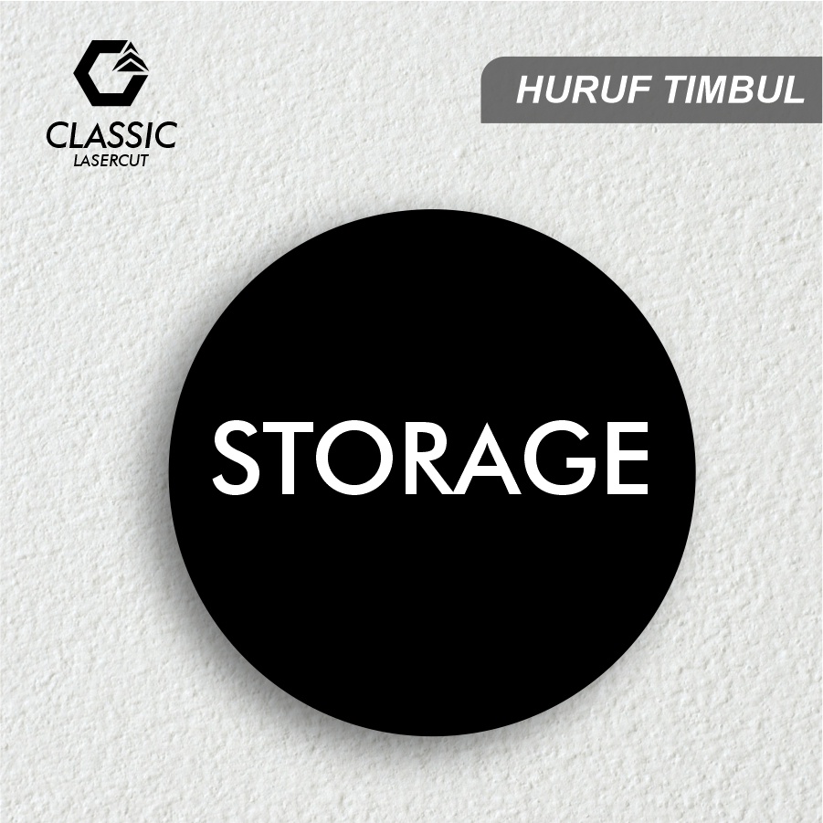 Embossed Storage Letter Signage/Package Signage Place Here/Acrylic ...