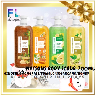 WATSONS BODY Lemon Grass Honey & Chamomile Green Tea Sugar Cane Shower ...
