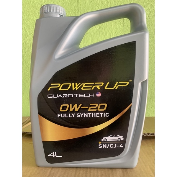 PROMOSI POWER UP 0W20 FULLY SYNTHETIC SN/CJ-4 ENGINE OIL 4L MYVI ARUZ ATIVA AXIA HONDA CITY ...