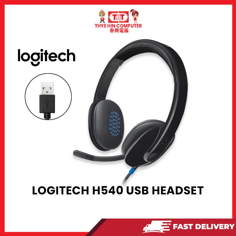 LOGITECH H540 USB HEADSET | Shopee Malaysia