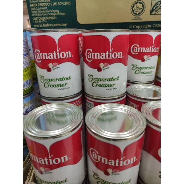 Carnation Krimer Sejat / Susu Cair / Evaporated Creamer / 390gm | Shopee Malaysia