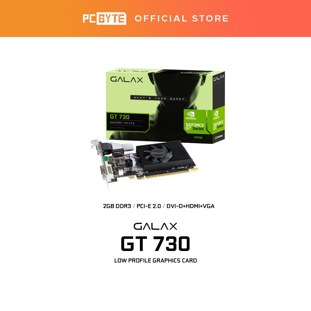 GALAX GeForce GT 730 2GB DDR3 Graphic Card | Shopee Malaysia