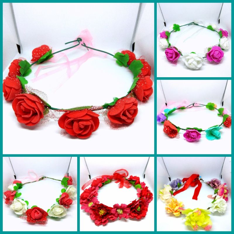 Flower/Floral Crown (headdress/headpiece) | Shopee Malaysia