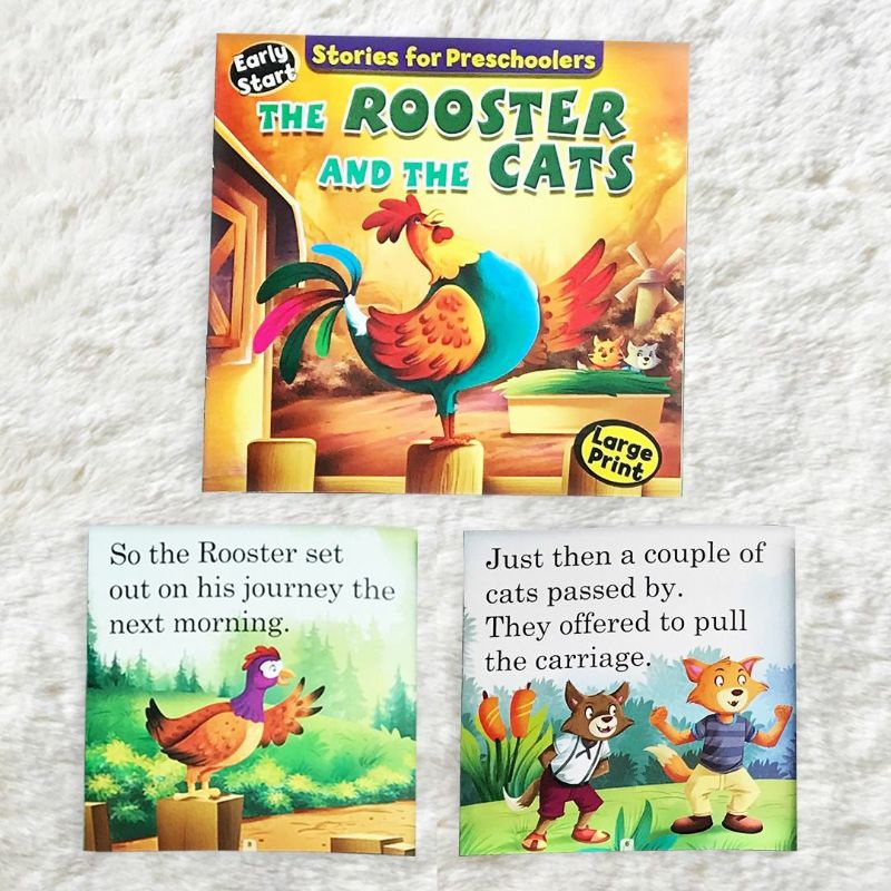 PRESCHOOL STORY BOOK THE ROOSTER AND THE CATS | Shopee Malaysia