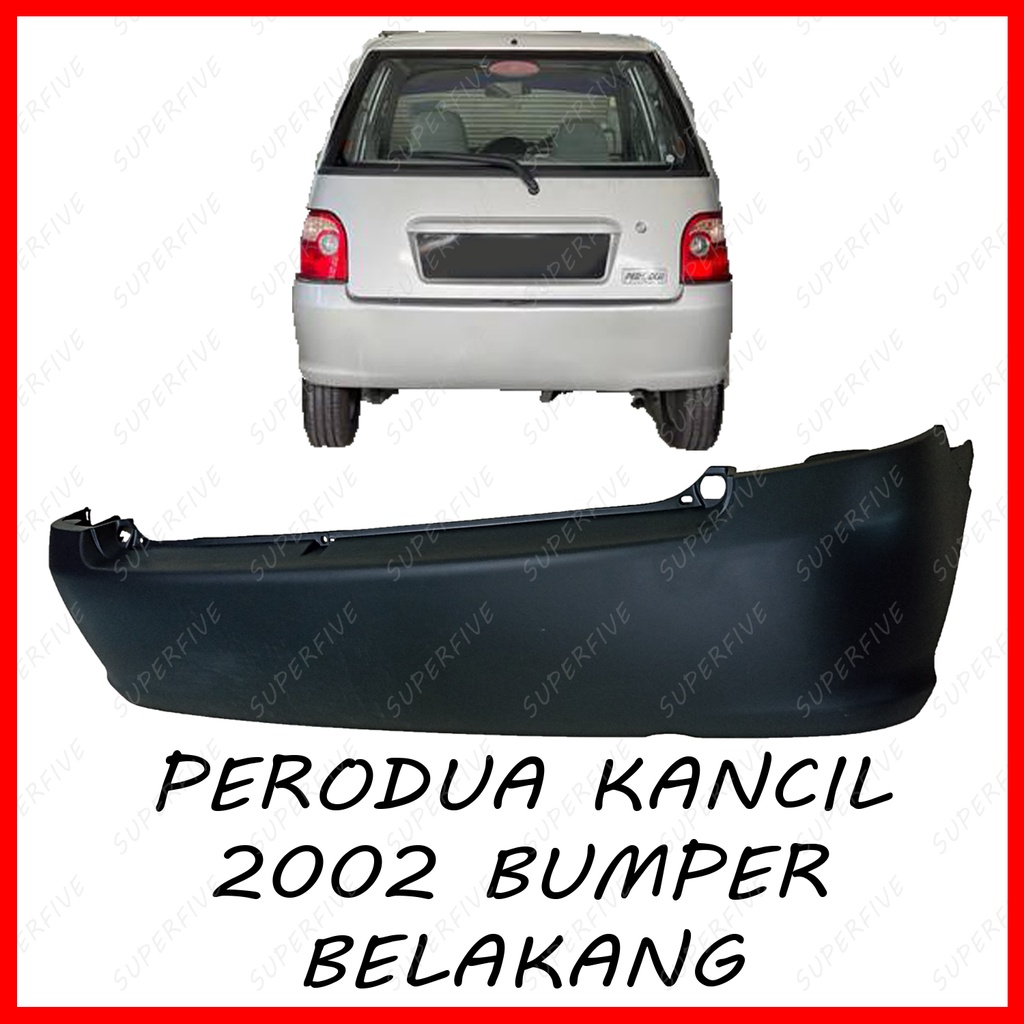 PERODUA KANCIL 2002 - 2004 REAR BUMPER / BUMPER BELAKANG LAMPU BULAT ...