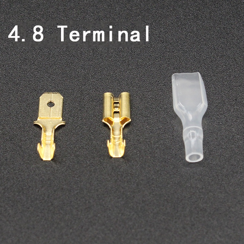 2.8/4.8/6.3 Box Mixed Set Terminal Terminal Male Female Butt Joint ...