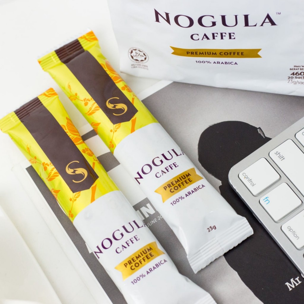 SWEETLAB NOGULA CAFFE Arabica Low Sugar Coffee Kopi Nogula Cafe 3 in 1 ...