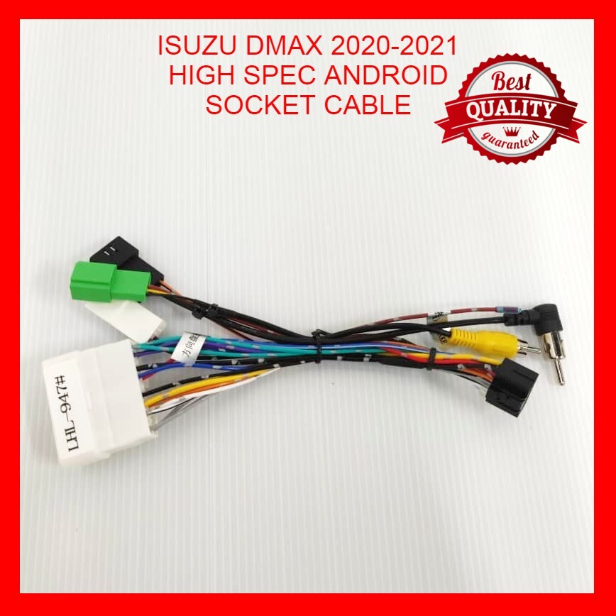 ISUZU DMAX 2020-2022 HIGH SPEC ANDROID SOCKET CABLE (LHL-947#) | Shopee Malaysia
