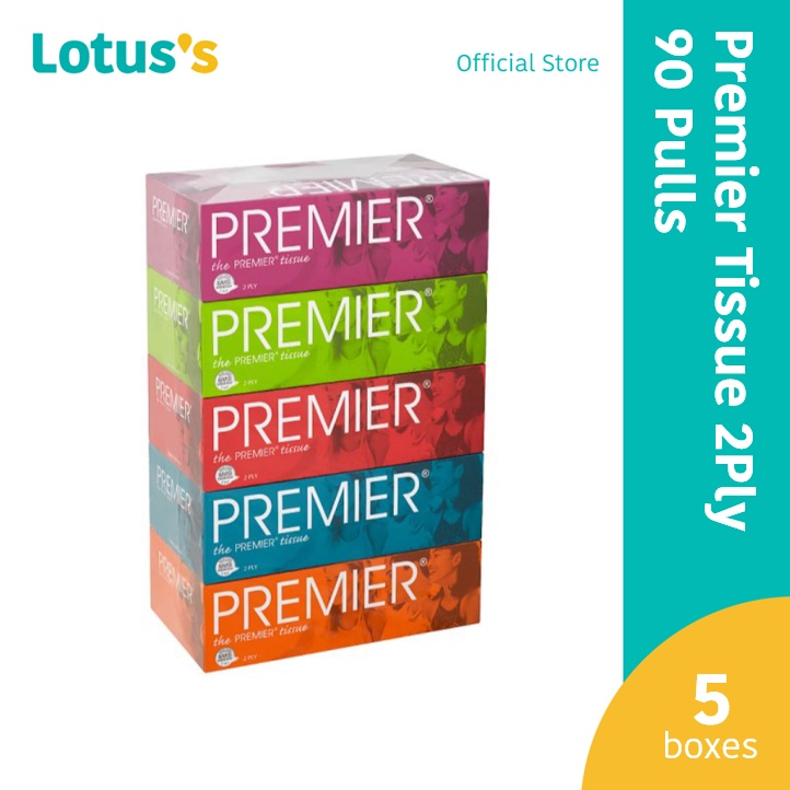 Premier 2 Ply Tissue (5 x 90's) | Shopee Malaysia