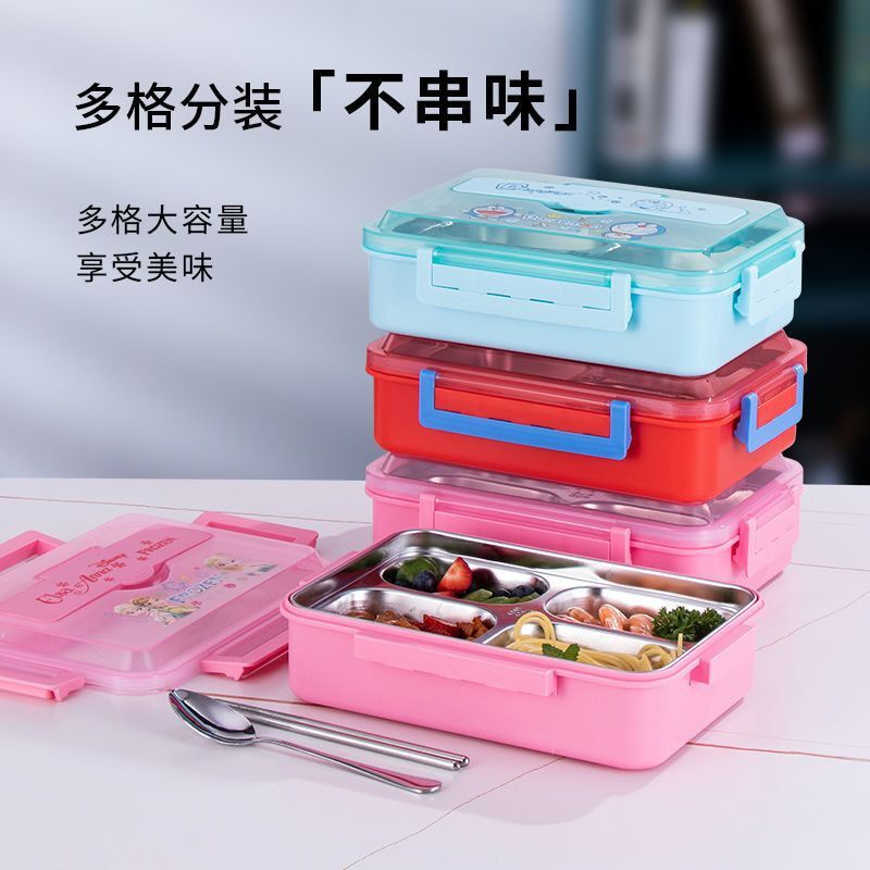 (CZKBABYHOUSE) READY STOCK SS304 cartoon insulated lunch box plate ...