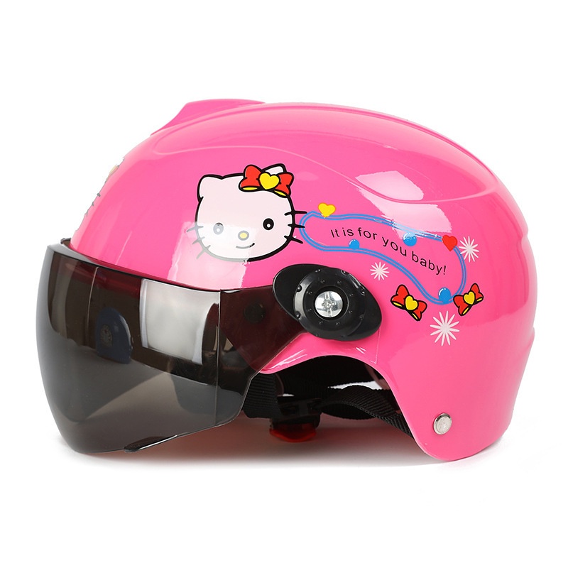 Kids Helmet Motorcycle Safety Helmet Pikachu Pokémon Hello Kitty ...
