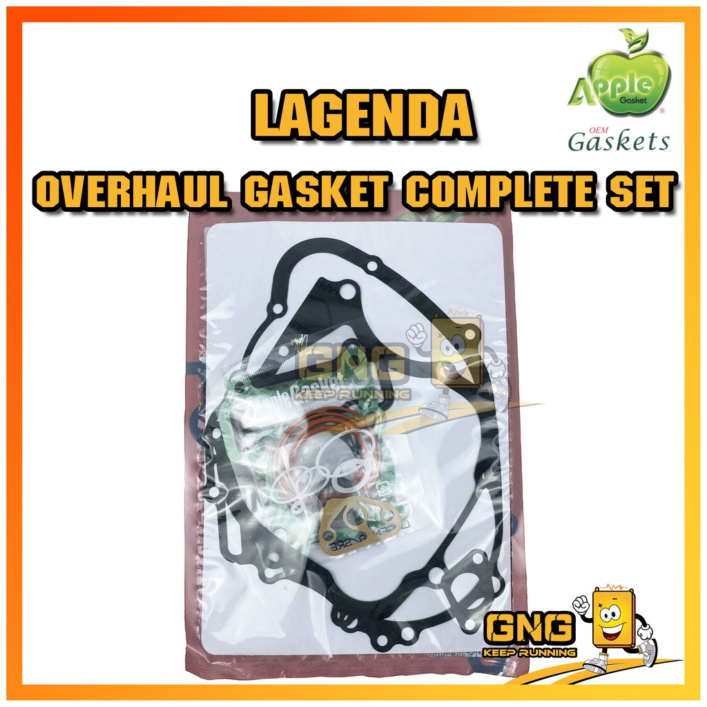 Apple Gasket Overhaul Lagenda Complete Set Overhaul Gasket (REM ...