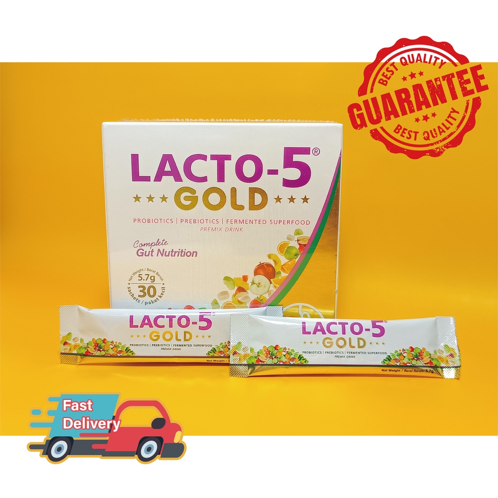 Lacto-5 Gold 30 Probiotics Sachets | Shopee Malaysia