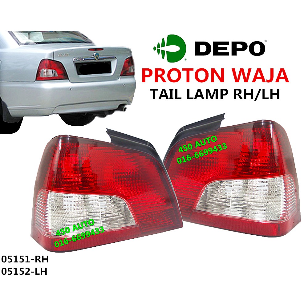 1100% ORI DEPO WAJA TAIL LAMP LAMPU BELAKANG // REAR BACK LIGHT TAIL ...