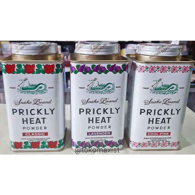 Prickly Heat Snake Powder 150gr / 300gr Powder Classic / Lavender ...