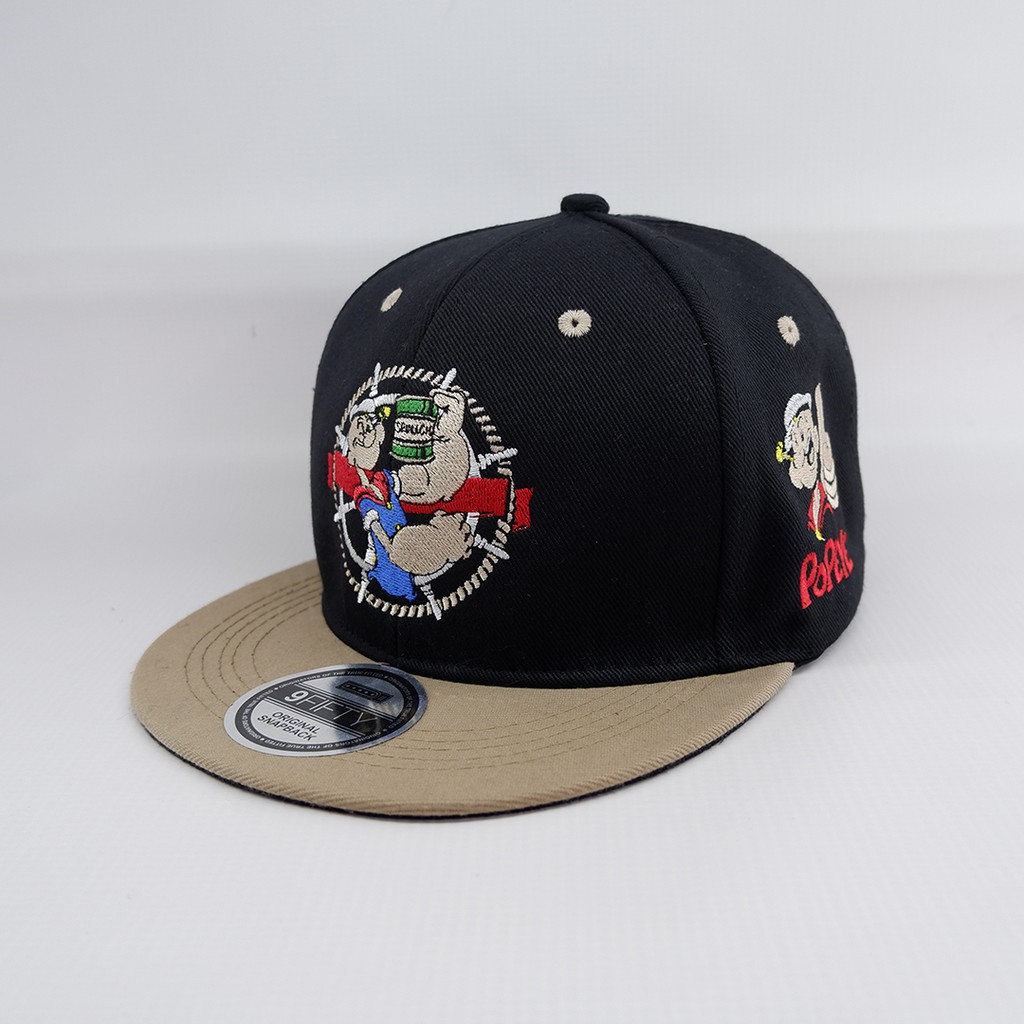 Snapback CHARACTER POPEYE SI SAILOR HAT FOR MEN/WOMEN (ADULT) | Shopee ...