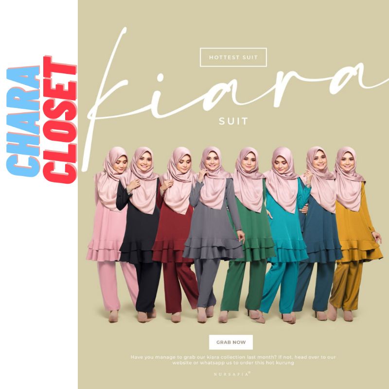 Kiara Suit by Nursafia 🌼 Suit Muslimah 🌼 Suit Labuh 🌼 Officewear 🌼 ...