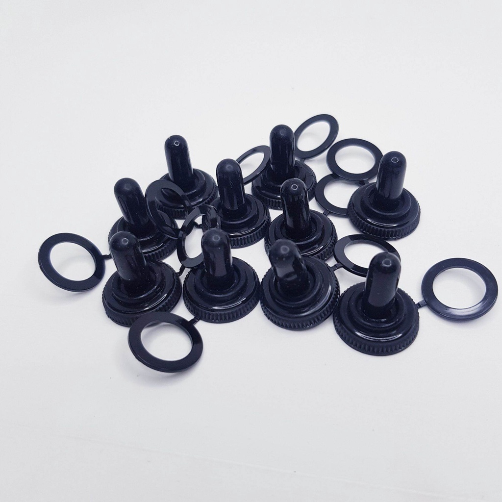 Waterproof toggle switch boot rubber cover cap protector 11mm (10PCS ...