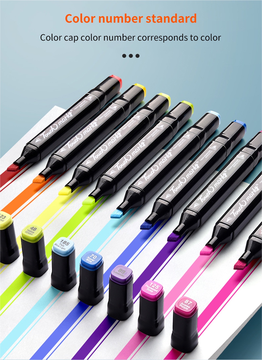 [Ready Stock]🔥 24/30/48/60/80/168 Color Touch Art Markers Pen Warna ...