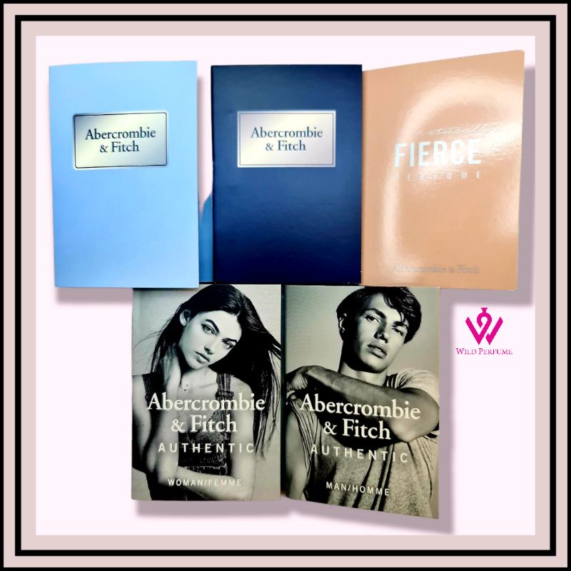 ABERCROMBIE & FITCH FIRST INSTINCT BLUE / AUTHENTIC / FIERCE VIAL ...