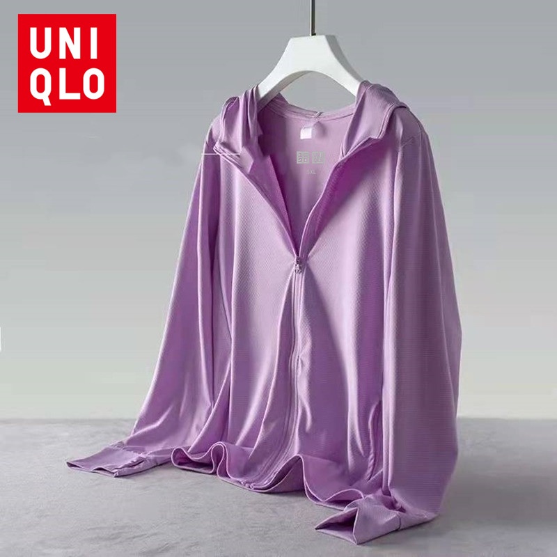 Uniqlo Women Windbreaker Summer Sun Protection Hooded Jacket Thin UPF50+ Anti-uv Jacket | Shopee ...