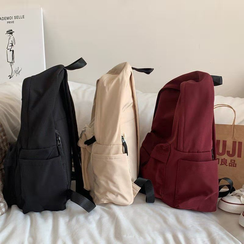 MUJI Series Large Capacity Schoolbag Female Korean Harajuku Ulzzang ...