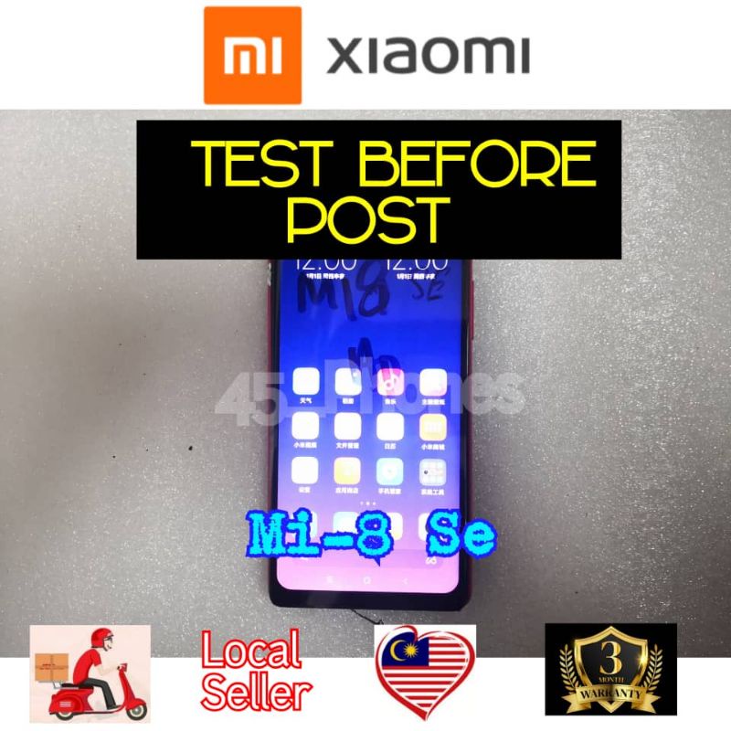 OMP45 (Ready Stock) XIAOMI Mi-8 SE LCD DISPLAY TOUCHSCREEN DIGITIZER | Shopee Malaysia