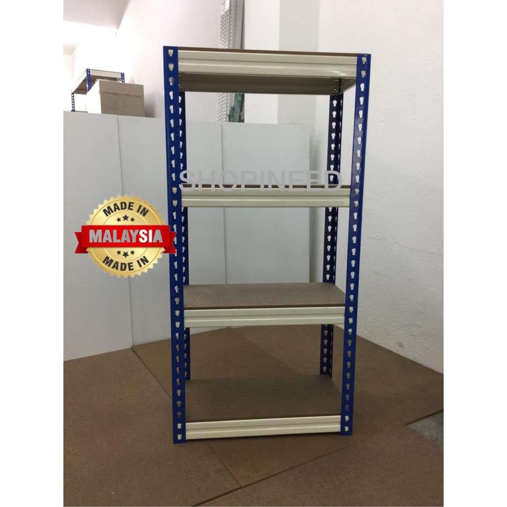 Boltless Rack 1200Hx600Lx300D / 4' H x 2' L x 1' D /Storage Rack/Rak ...